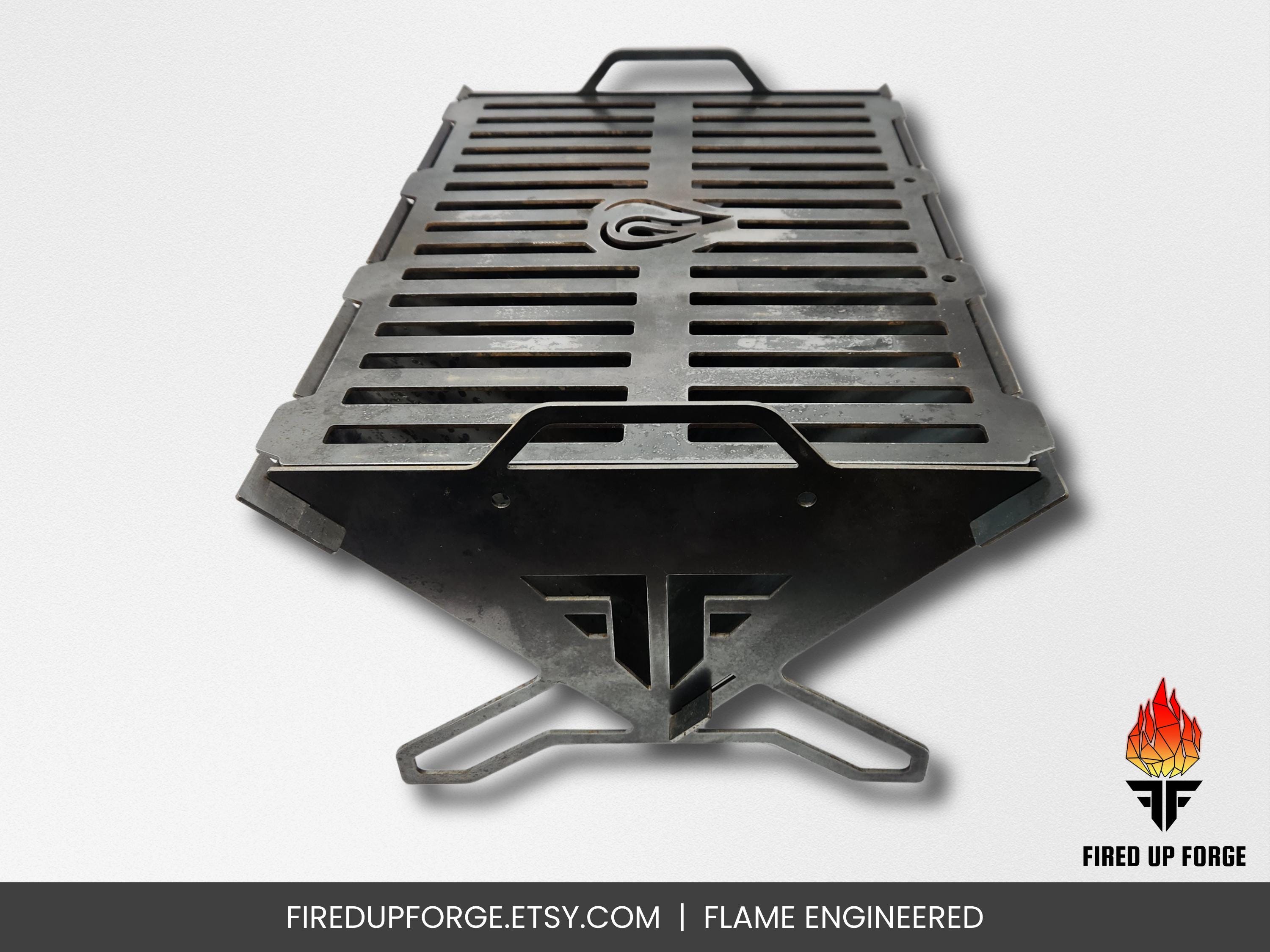 Collapsible Fire Pit Bbq Grill Design, Cnc Dxf Svg Files, Portable ...