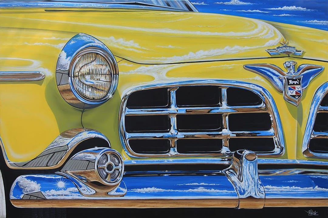 Chrysler Imperial Art Print by Bob Bond - Etsy
