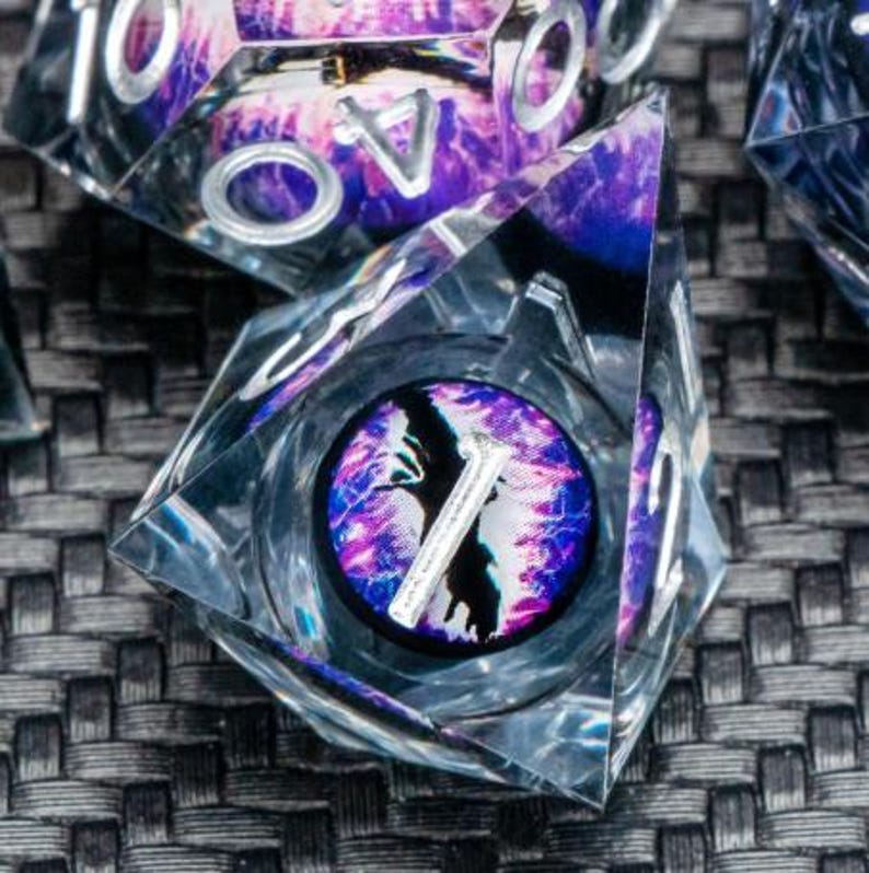 Dnd Void Rift Dice Set – Crystal Edition [dnd] - Etsy