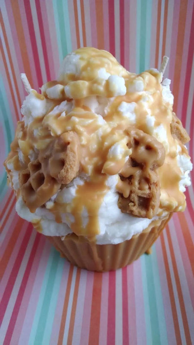 Jumbo Cupcake Vanilla Sugar Waffle Cone Scented Soy Wax | Etsy