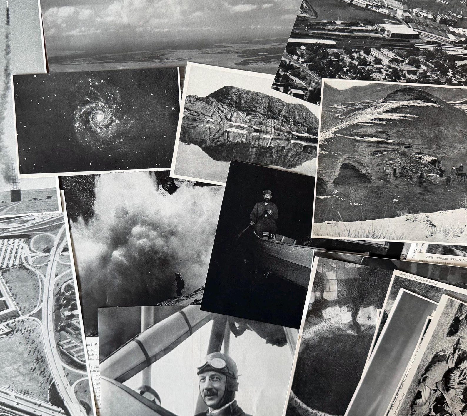 Vintage Black & White National Geographic Paper Ephemera- 40+ Curated ...