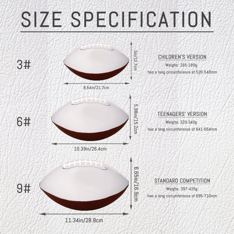 Custom Football Personalized With Photo & Text, Back to School Gift ...