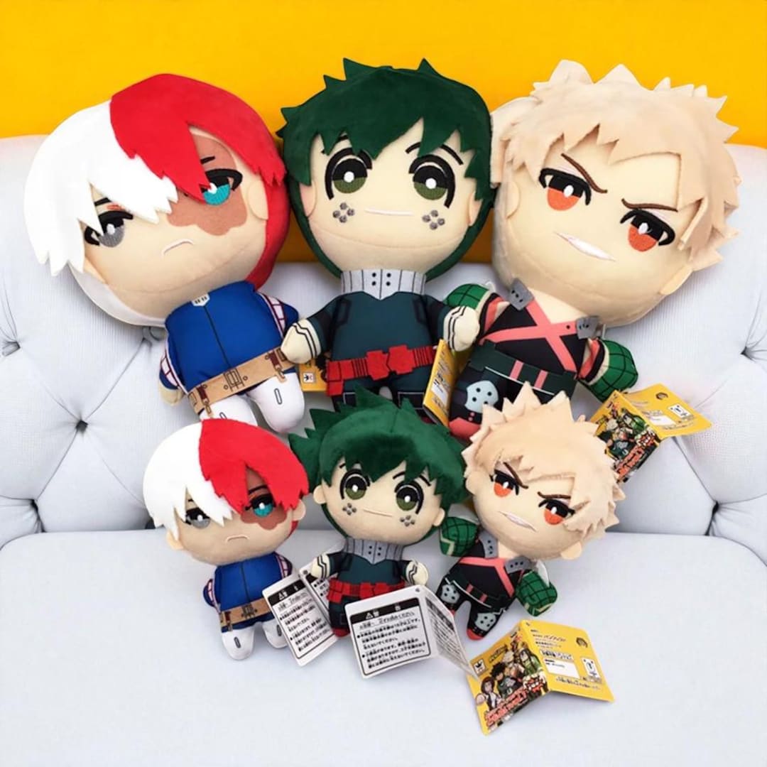 10/27cm MHA Plush Keyhchain, My Hero Academya Plush Keychains ...