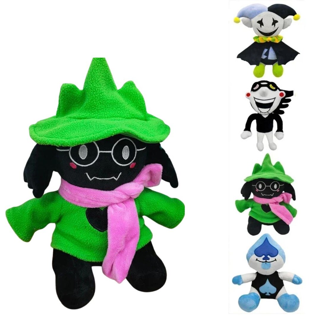 25 cm Melocotón Ralsei Jevil Deltarune Peluche Ralsei Lancer Plushie ...