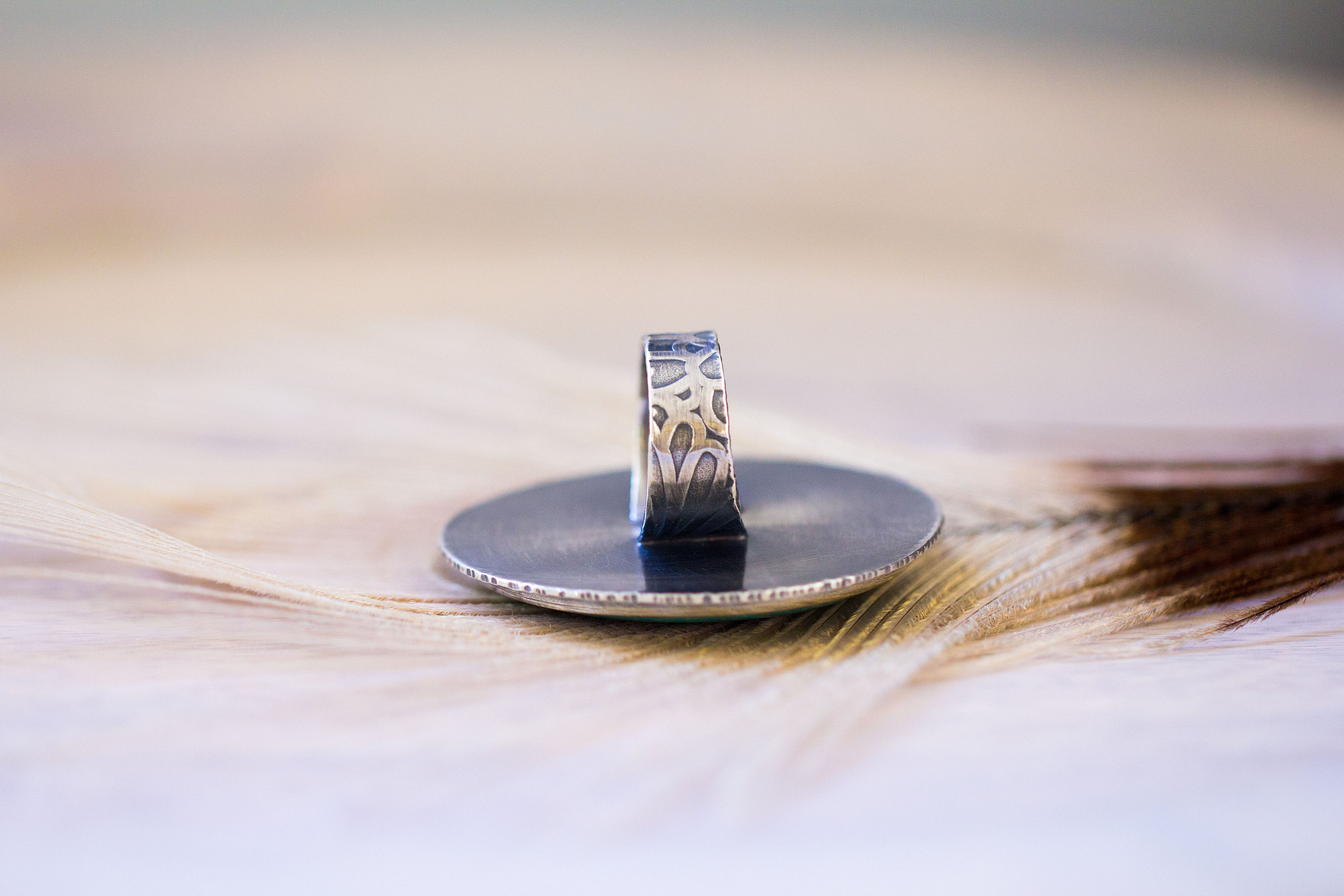 Turquoise Ring Arizona Turquoise Ring Sterling Silver | Etsy