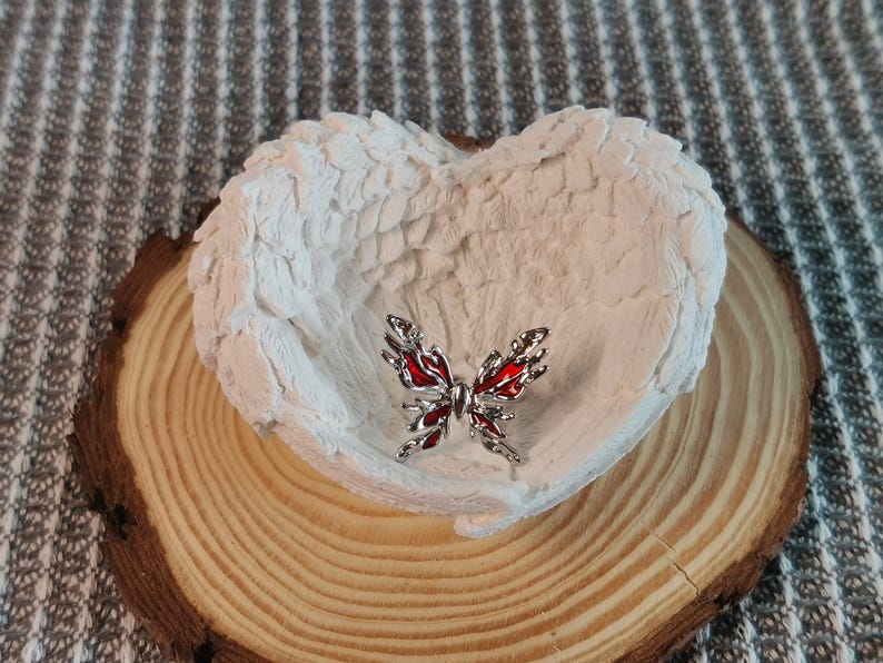 Aesthetic Gothic Punk Rings, Y2K Inspired Rings, Butterfly Ring ...