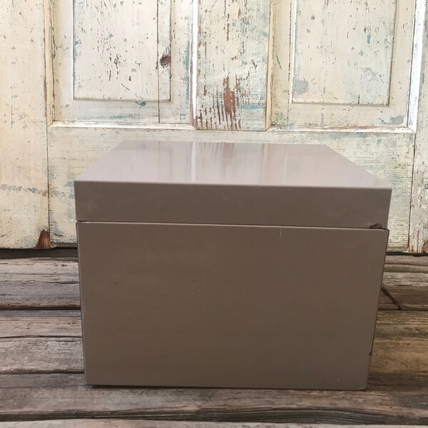 Vintage File Box - Etsy