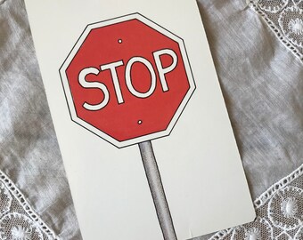 Vintage Stop Sign | Etsy