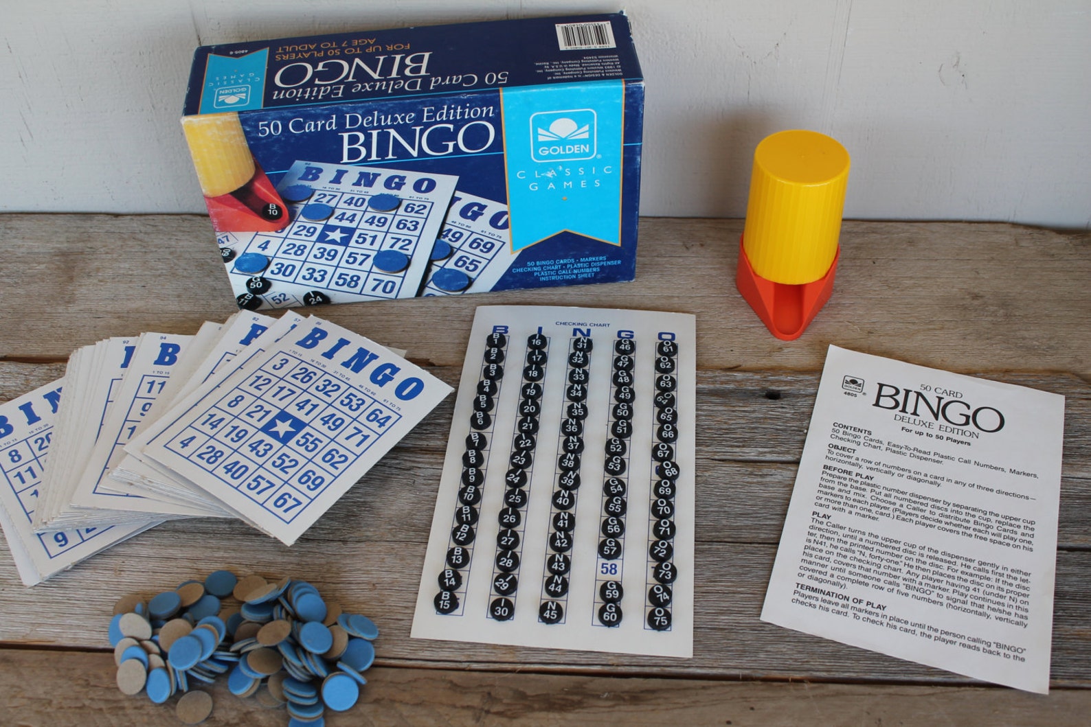 Vintage Bingo Game - Etsy