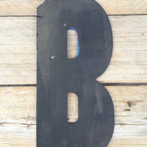 Vintage Letter B, Blue Distressed, Gallery Wall, Wall Decor - Etsy