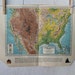 Vintage 1949 Physical Map of United States // Vintage Hammond's Atlas ...