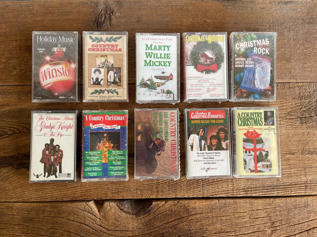 Vintage Christmas Music Cassette Tapes // Sold Individually // 1970's ...