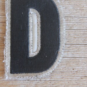 Vintage Patch -- Letter D - Etsy