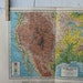Vintage 1949 Physical Map of United States // Vintage Hammond's Atlas ...