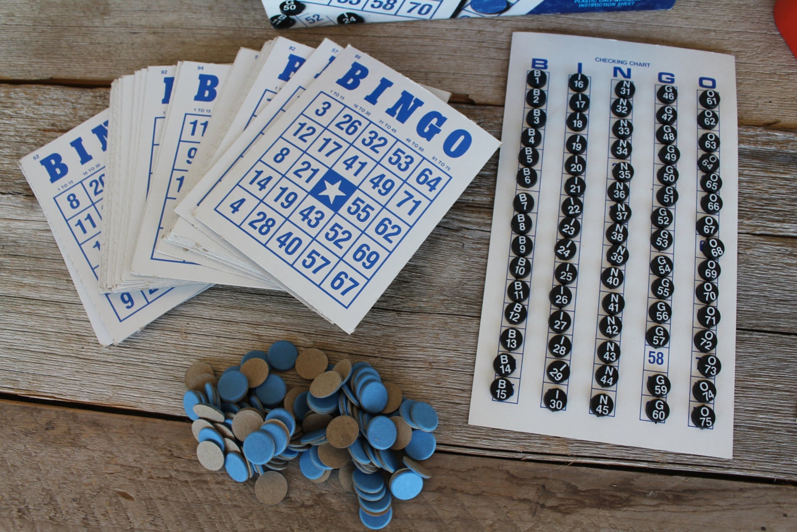 Vintage Bingo Game - Etsy