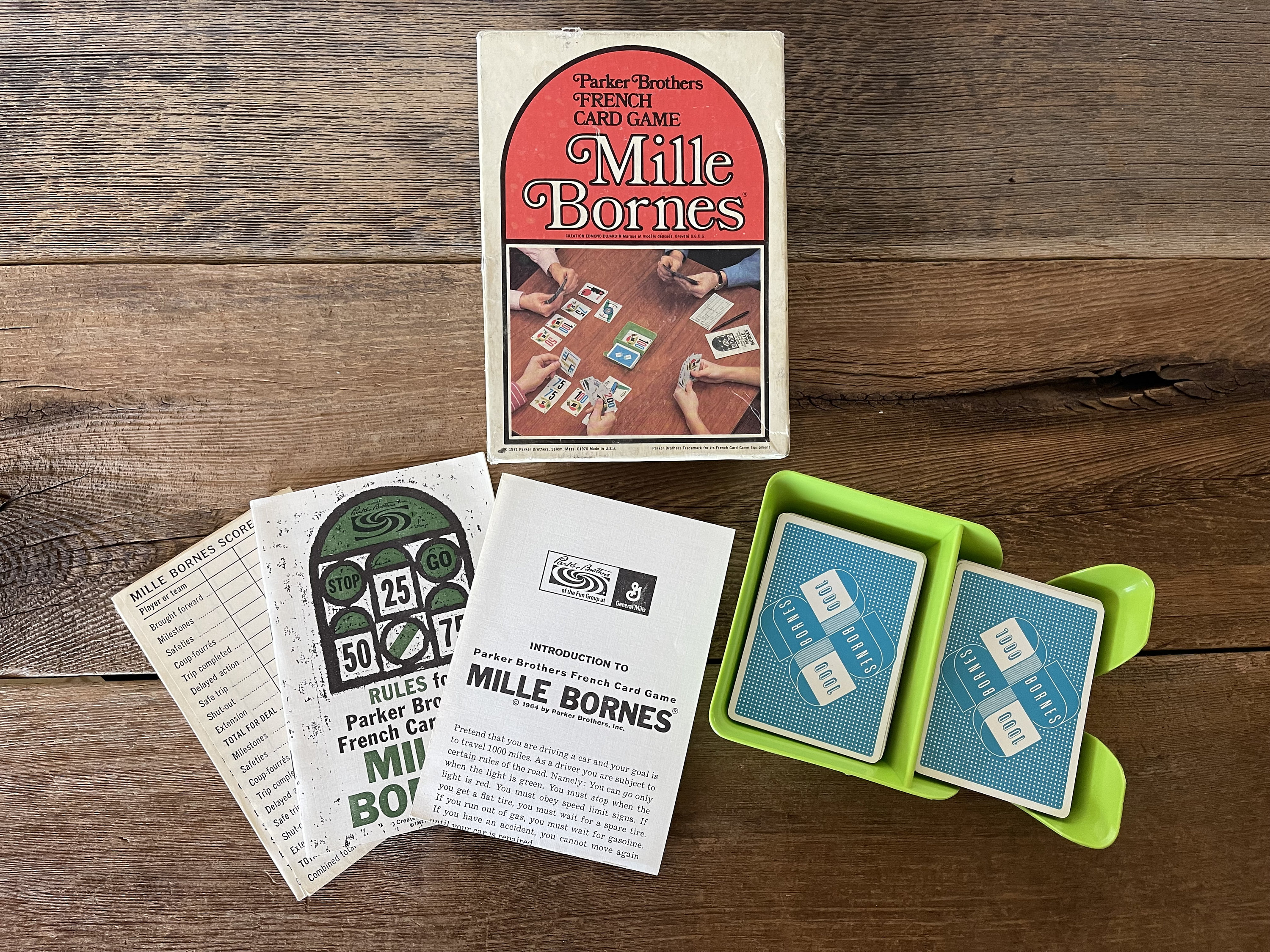 Mille Bornes French Card Game