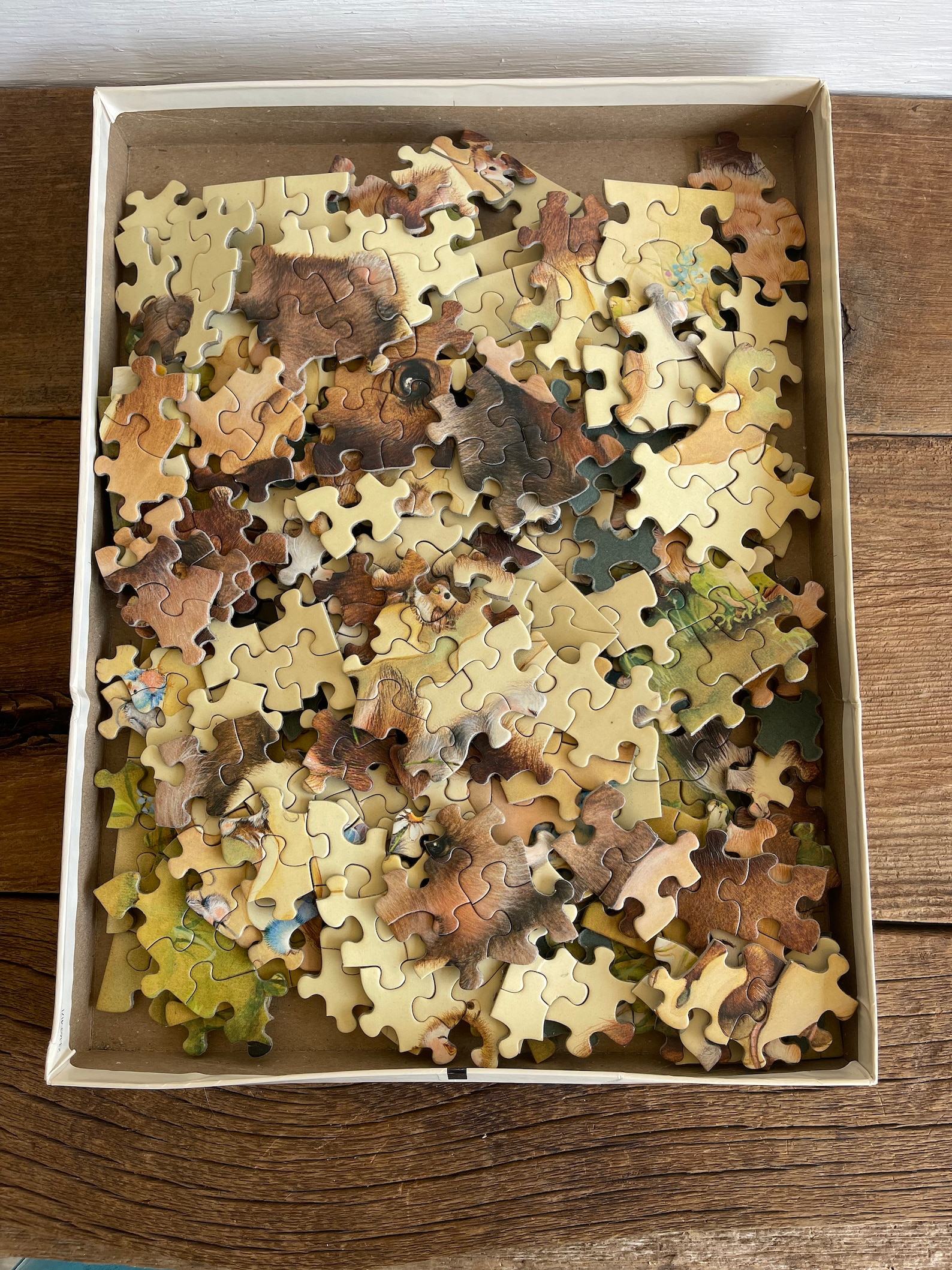 Vintage 1980's Jigsaw Puzzle harmony Hollow // - Etsy