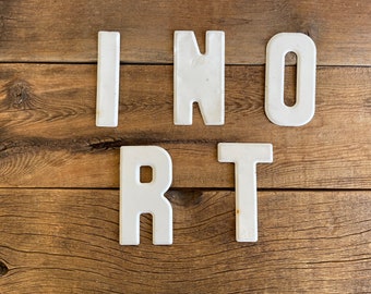 1 Inch Metal Letters | Etsy