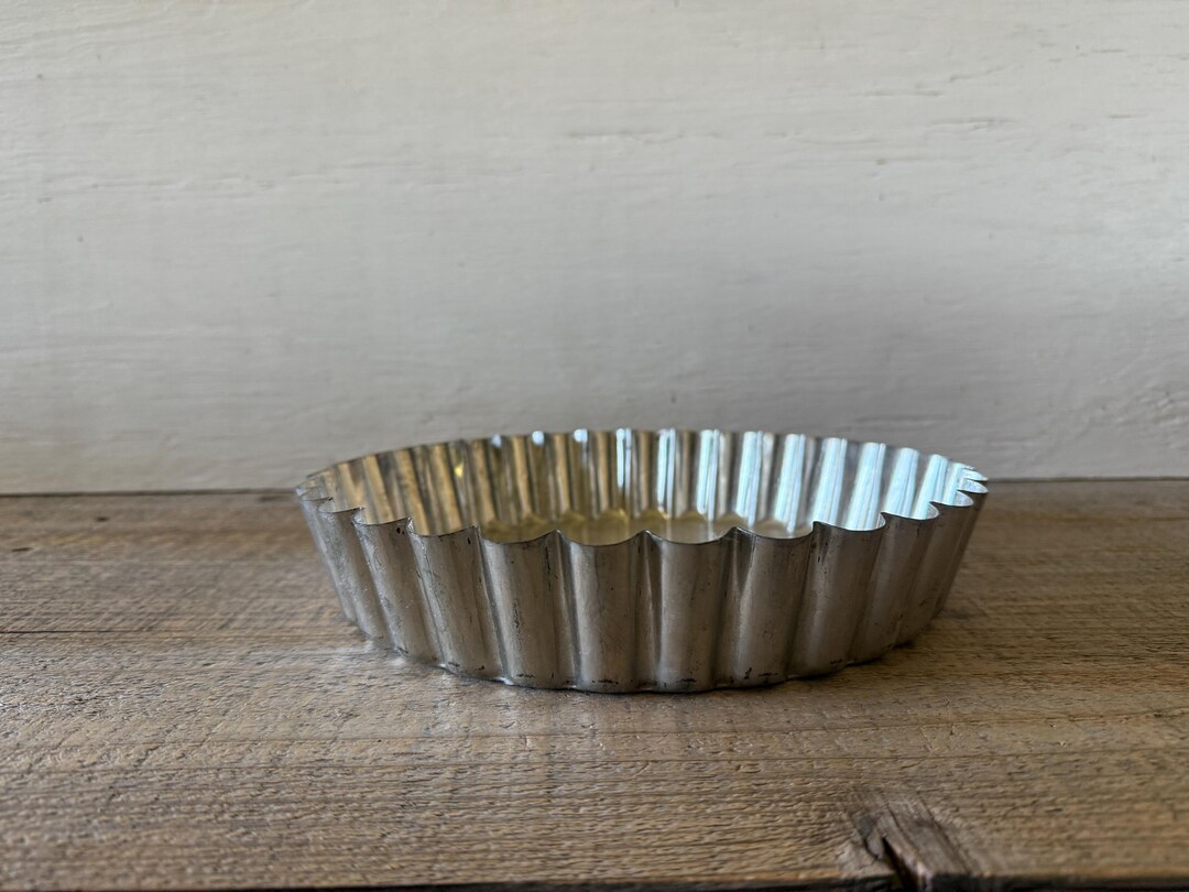 Vintage French Fluted Tart Pan With Removable Base // Great for Tarts ...