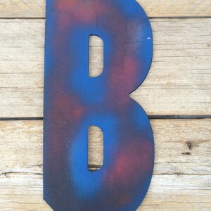 Vintage Letter B, Blue Distressed, Gallery Wall, Wall Decor - Etsy