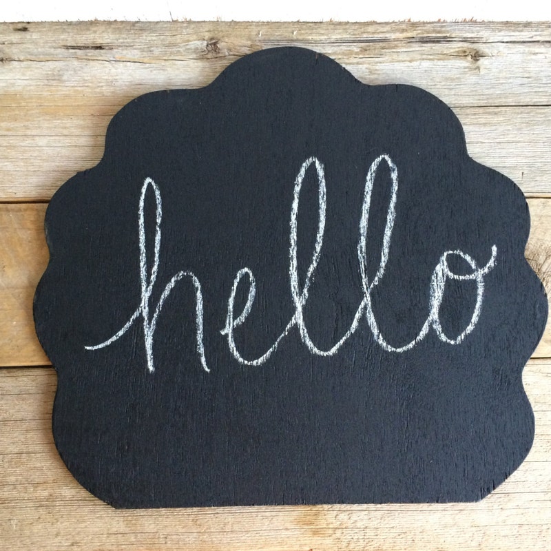 Chalkboard Shapes - Etsy
