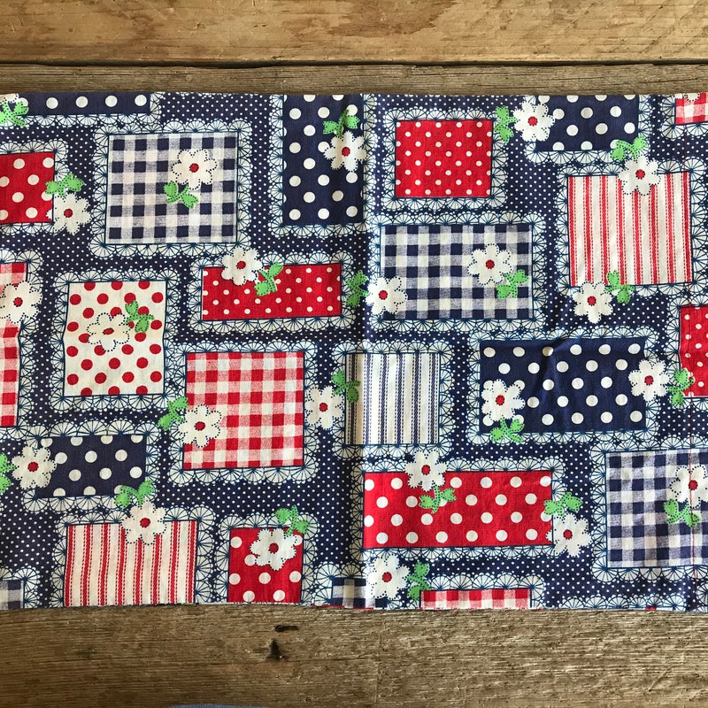 Patchwork Pillowcase - Etsy