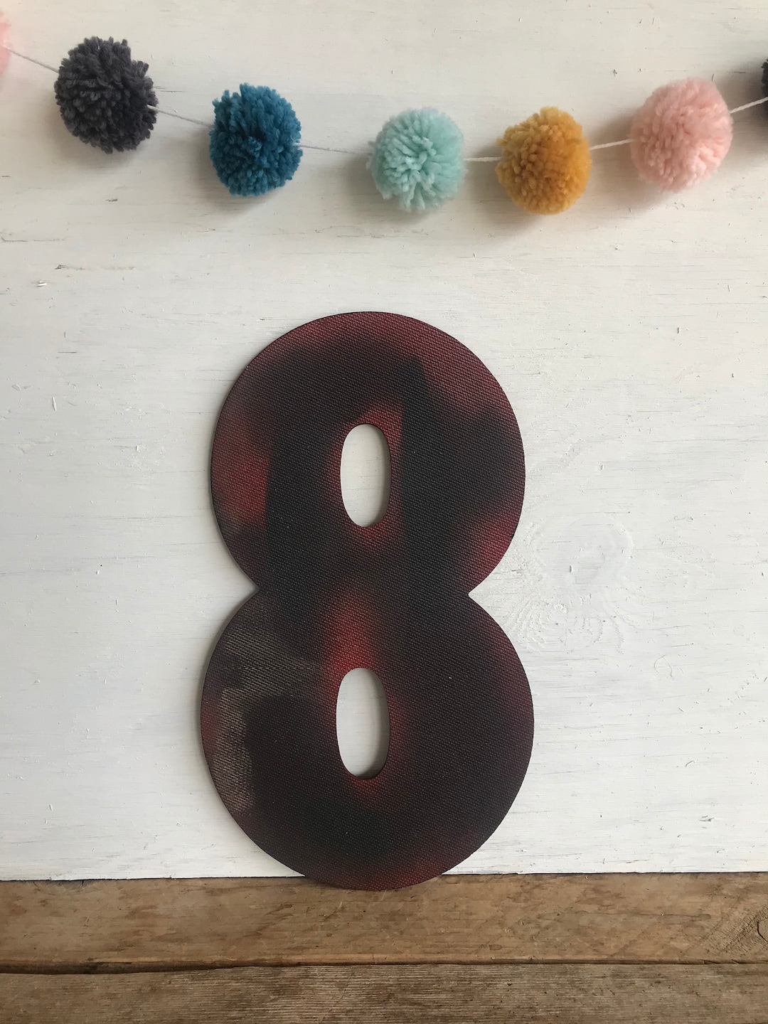 Vintage Number 8 // Gallery Wall // Vintage Wall Decor - Etsy