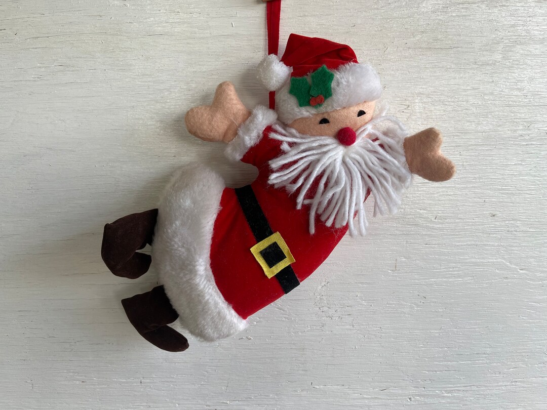 Vintage Santa Claus Doll // Stuffed Santa // Vintage Christmas - Etsy