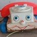 Vintage 1961 Fisher Price Chatter Telephone Pull Toy // Vintage Rotary ...