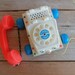 Vintage 1961 Fisher Price Chatter Telephone Pull Toy // Vintage Rotary ...