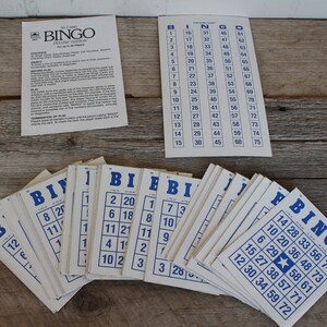 Vintage Bingo Game - Etsy