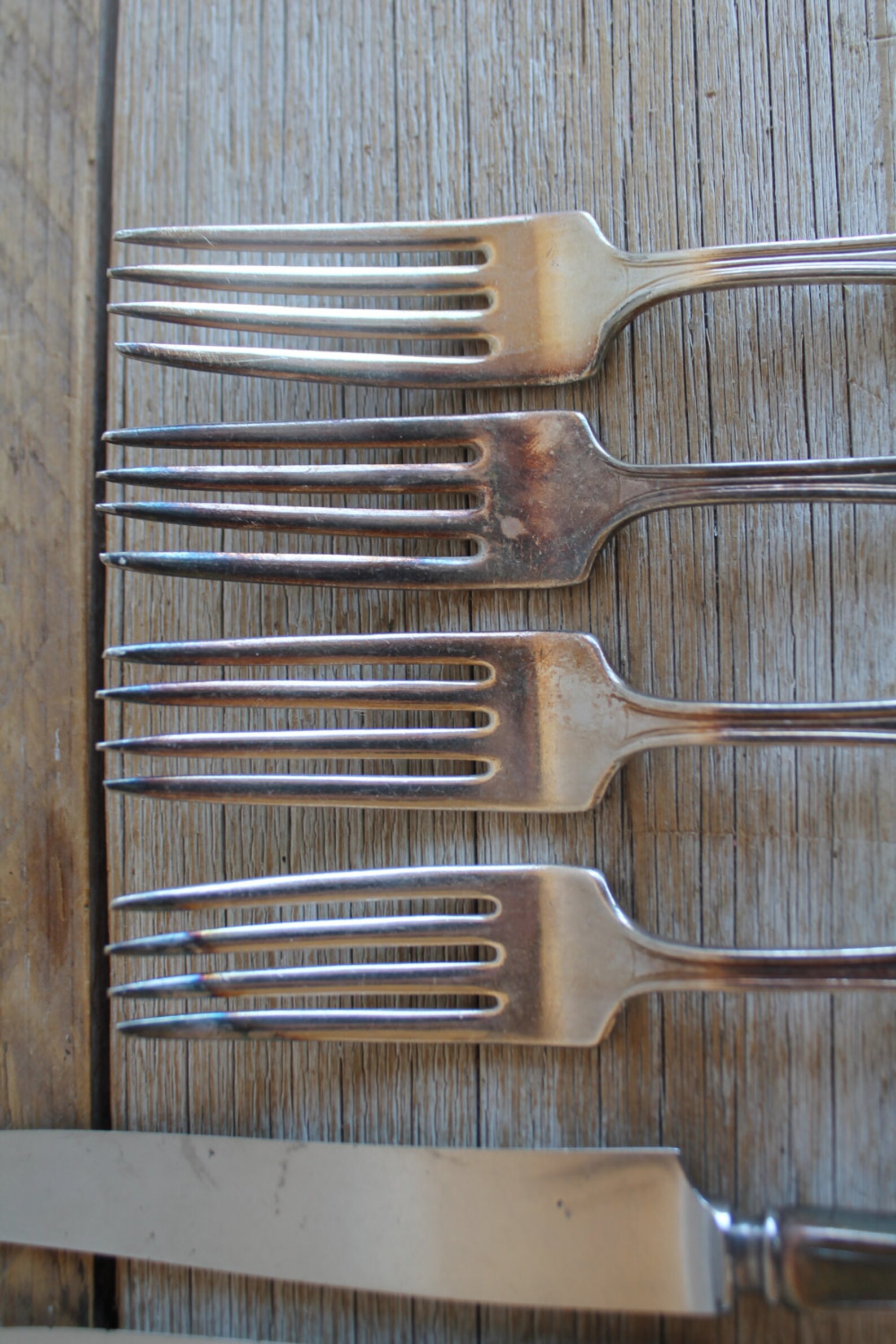 Vintage Silverplated Heirloom Silverware Forks & Knives // - Etsy