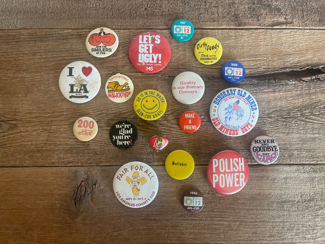 Vintage Lapel Pins // You Choose // Collectible Pins, Pinback Pins ...