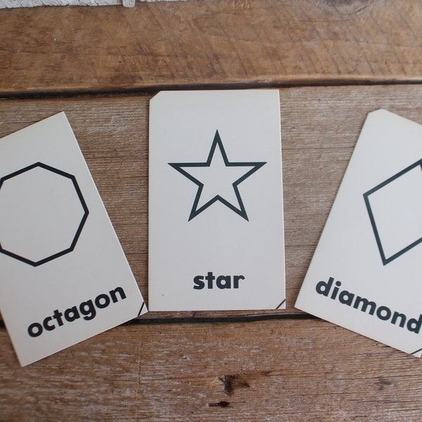 Set of Flash Cards - Etsy