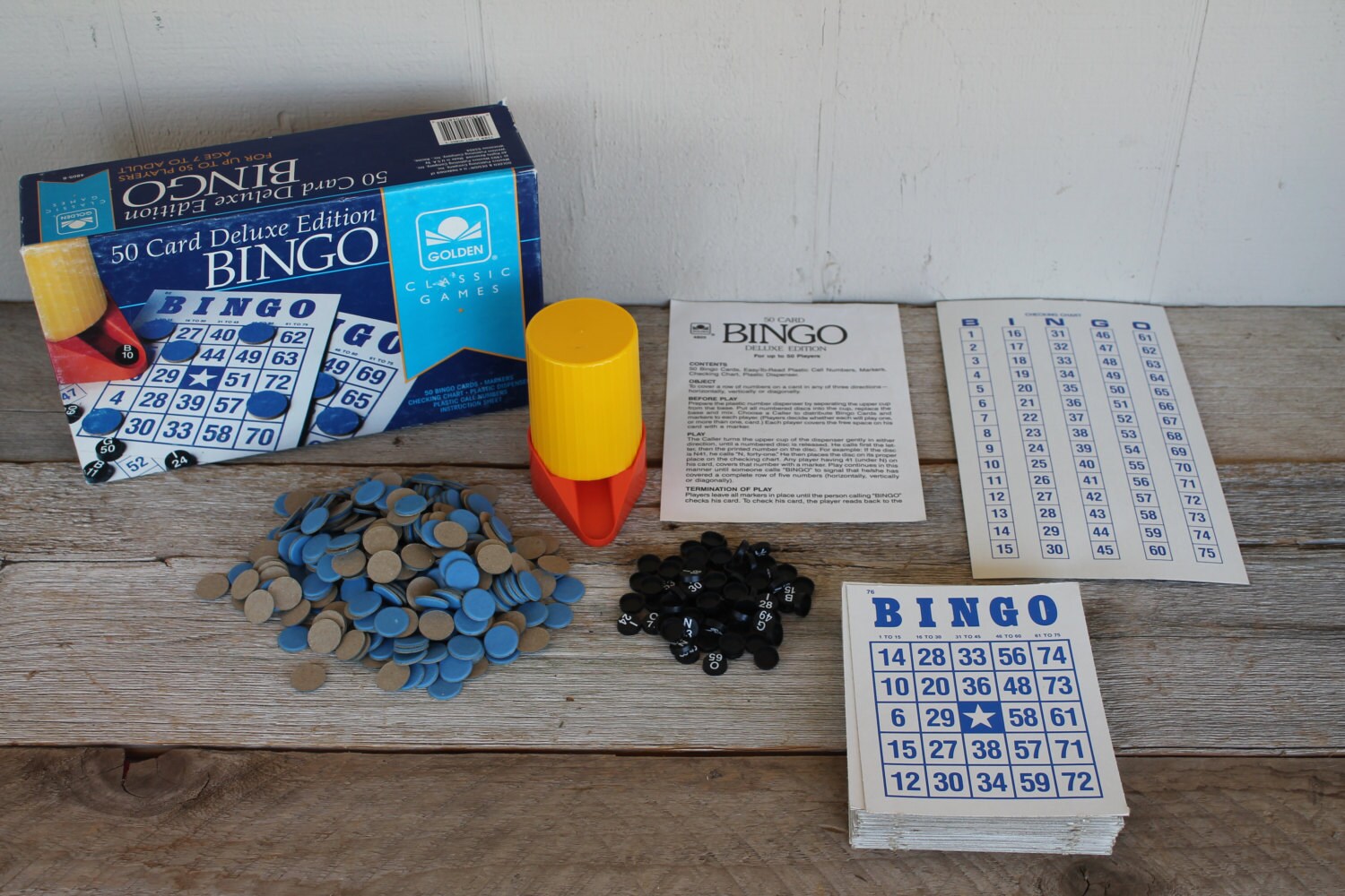 Vintage Bingo Game - Etsy