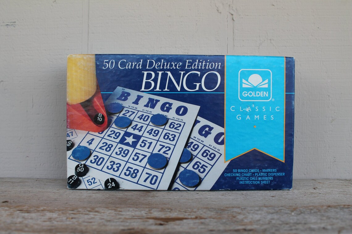Vintage Bingo Game - Etsy