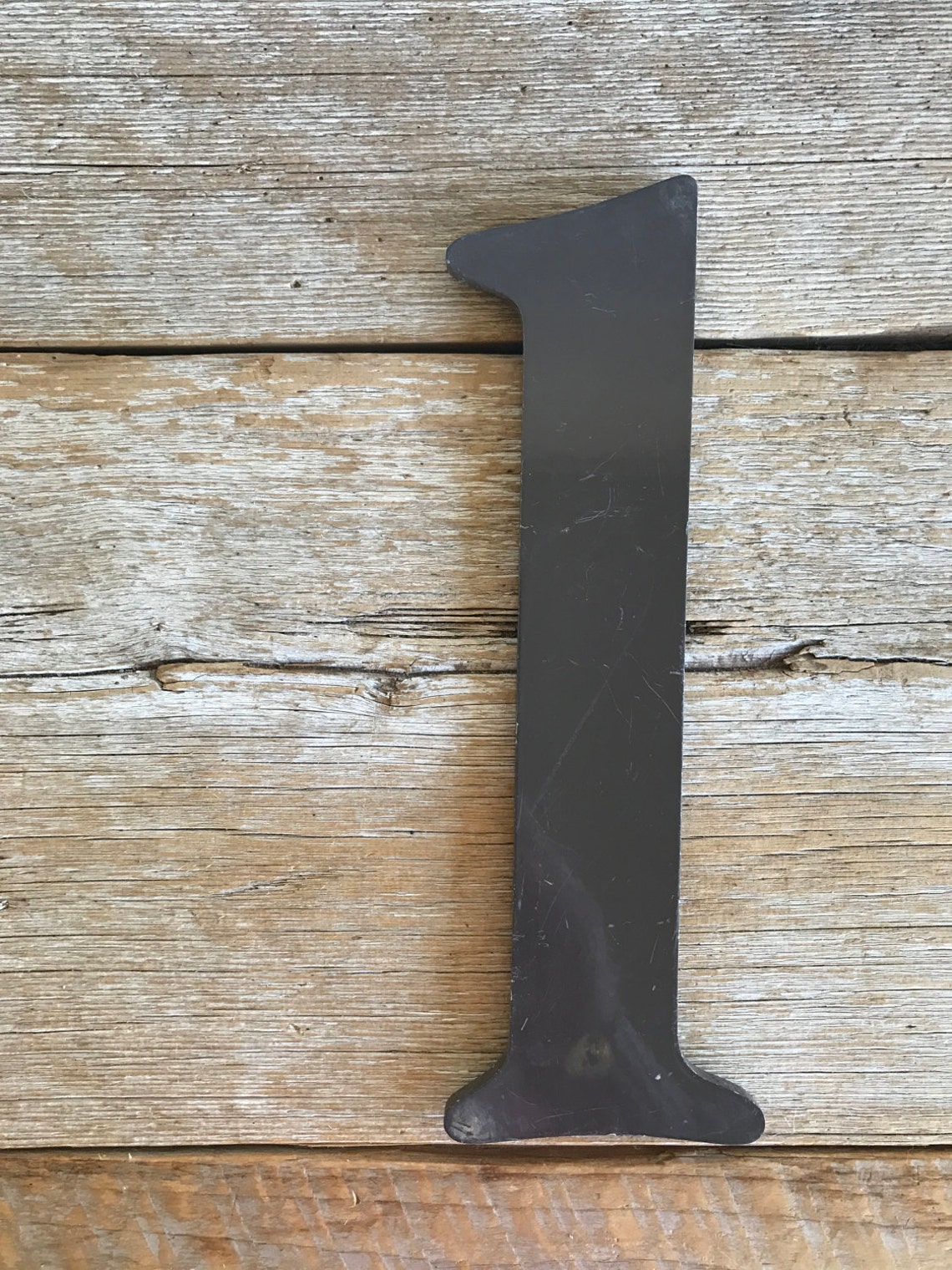 Vintage Metal Letter // Lower Case Letter I or Number 1 // - Etsy