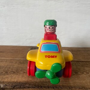 Vintage Tomy Push'n'go Plane & Pilot Toy // Collectible Toy // 1970's ...