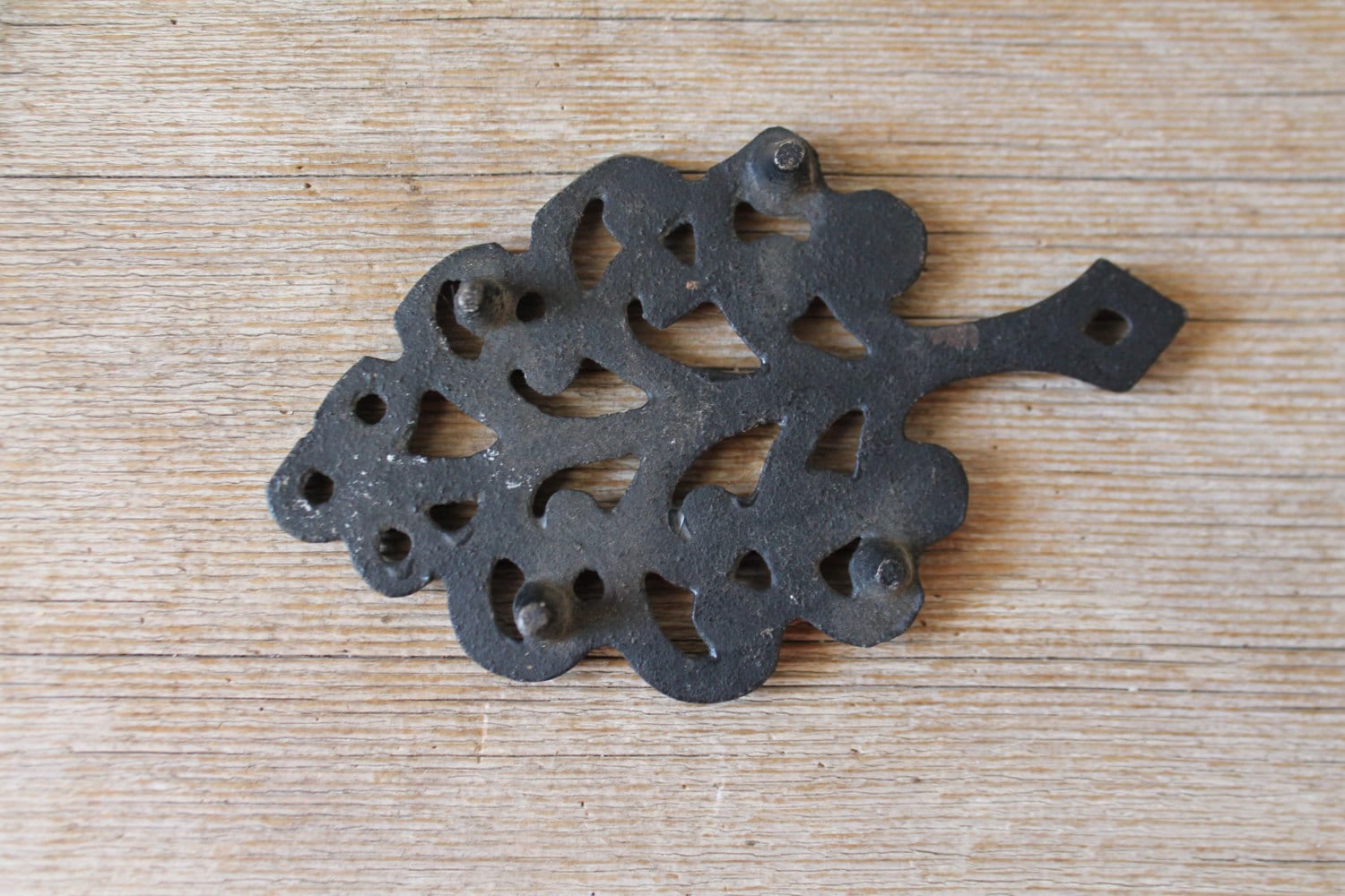 Vintage Cast Iron Trivet | Etsy
