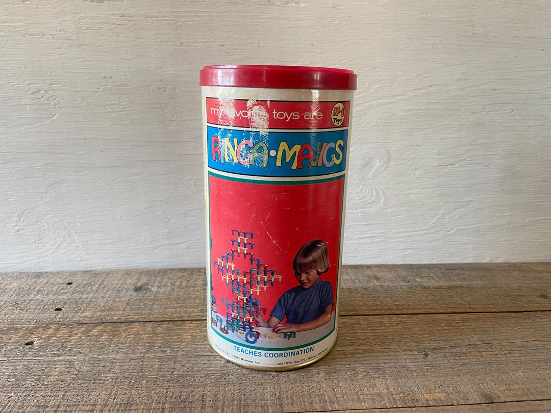 Vintage Ringa • Majigs Stacking Toys // 1977 Kids Toys // Made in the ...