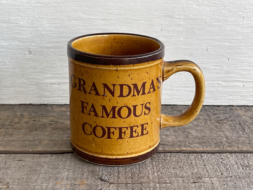 Grandma's Famous Coffee // Vintage Coffee Mug // Made in Japan - Etsy