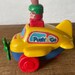 Vintage Tomy Push'n'go Plane & Pilot Toy // Collectible Toy // 1970's ...