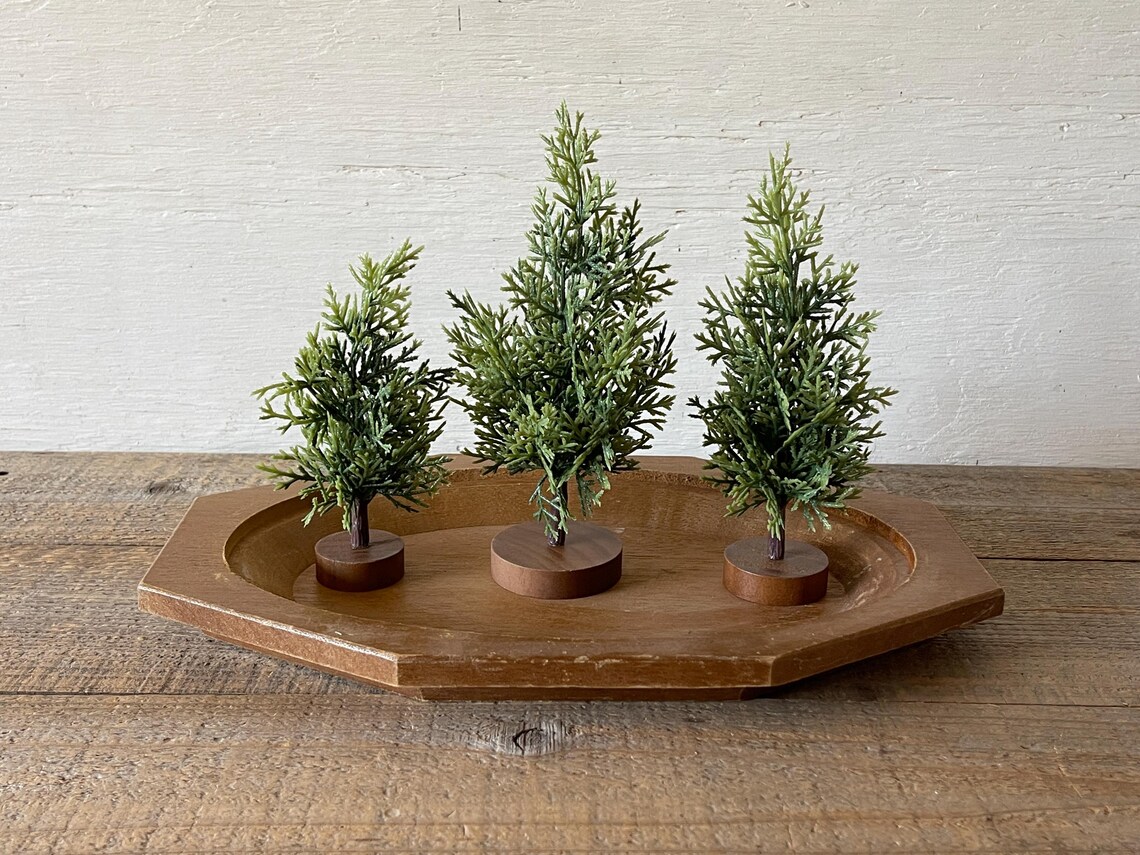 Vintage Wooden Serving Tray // Unique Octagonal Shape // Vintage Home ...