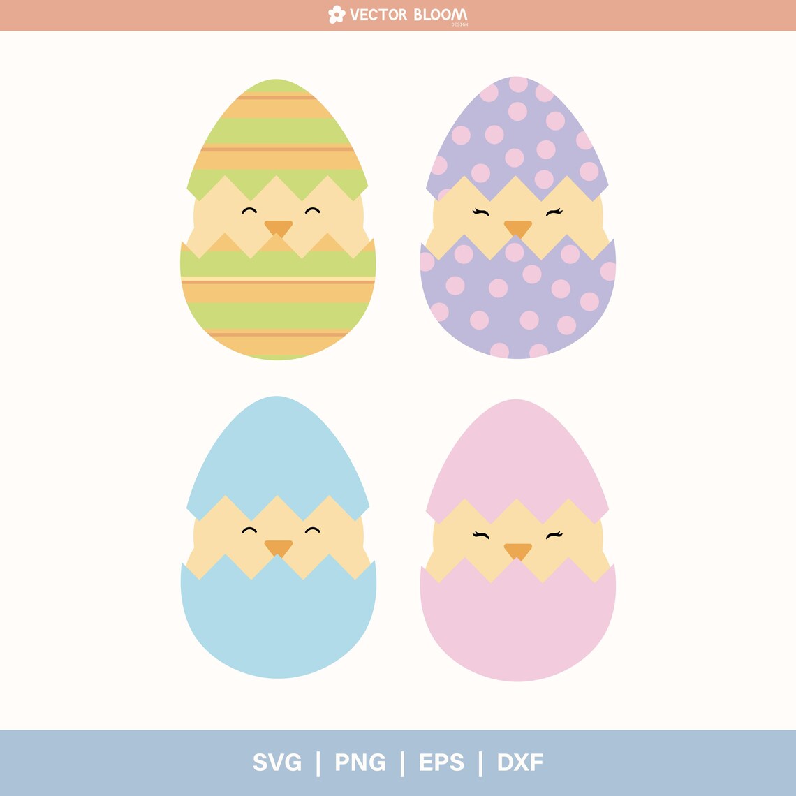 Cute Easter Chicks | Easter Egg | Cute Easter Egg SVG | Easter Chicks ...