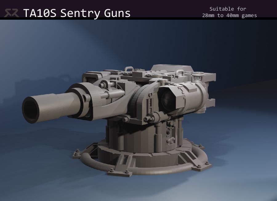 TA10S Sentry Guns for 28mm to 40mm Wargames - Etsy