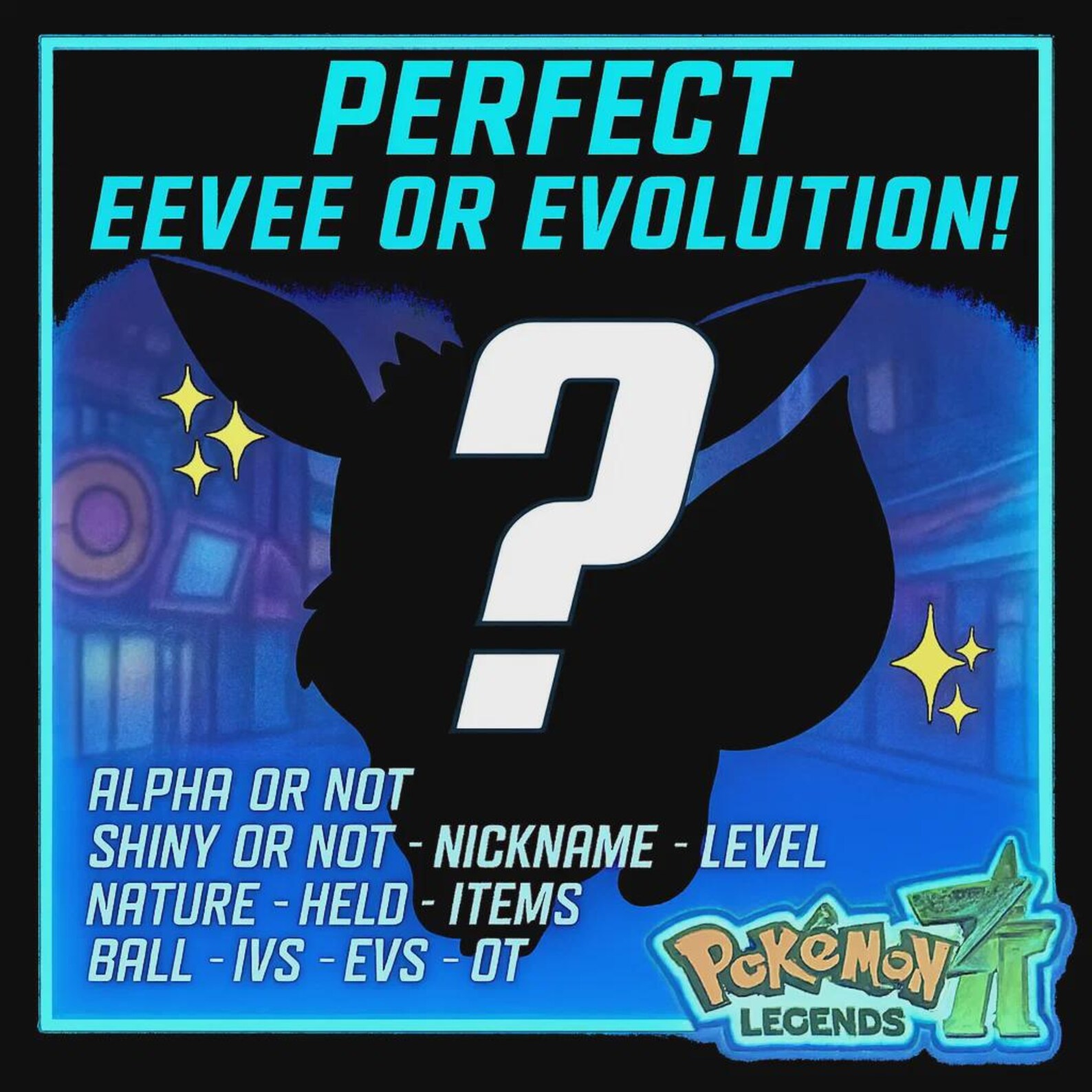 Jeux Switch Pokemon Legends ZA Custom Any 6IV Pokemon Instant Pokemon ...