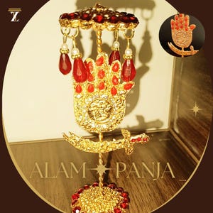 Handmade Alam Pak for Muharram | Shia Islamic Flag | Spiritual Alam ...