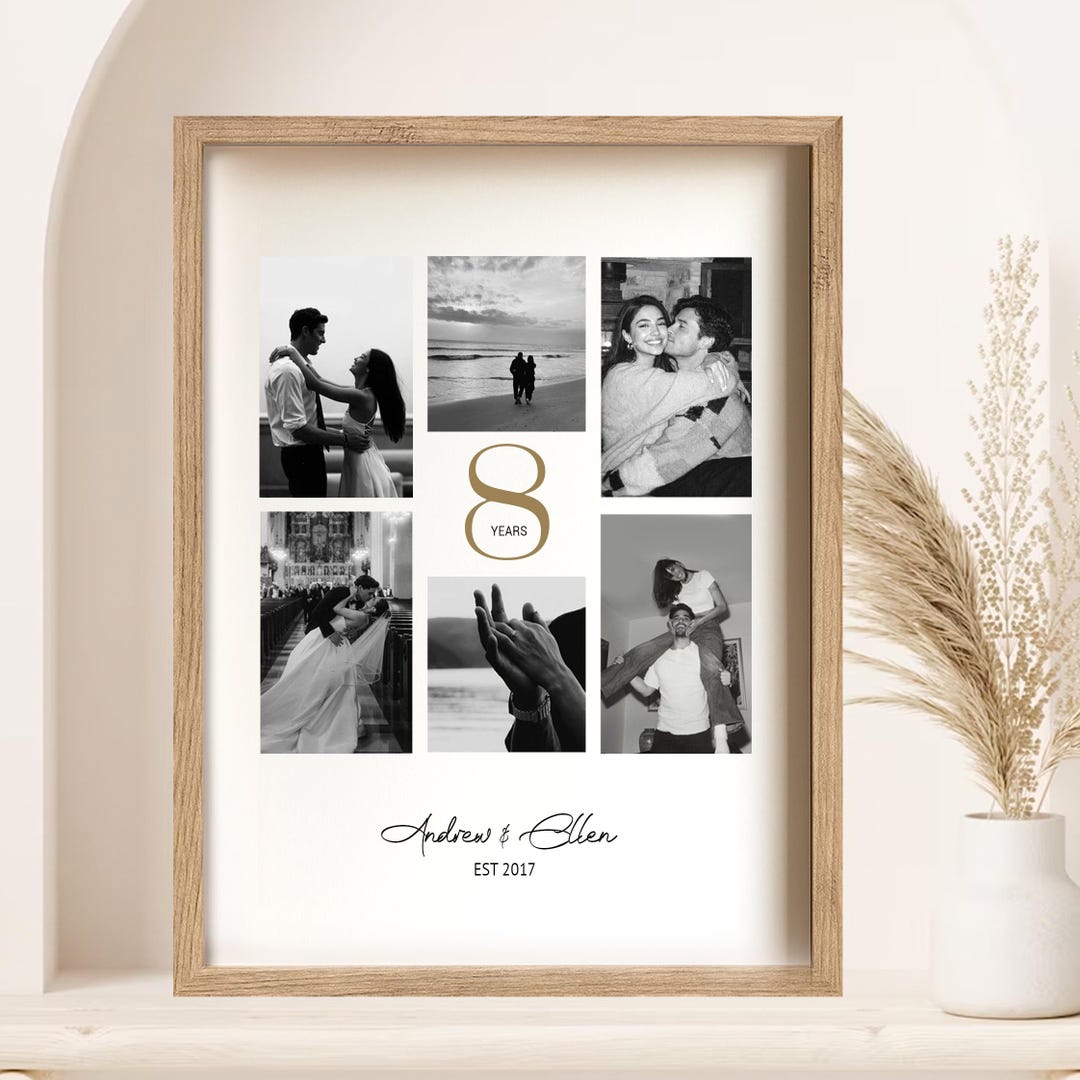 8th Anniversary Gift for Him, 9th Anniversary Gift for Her, 14th ...