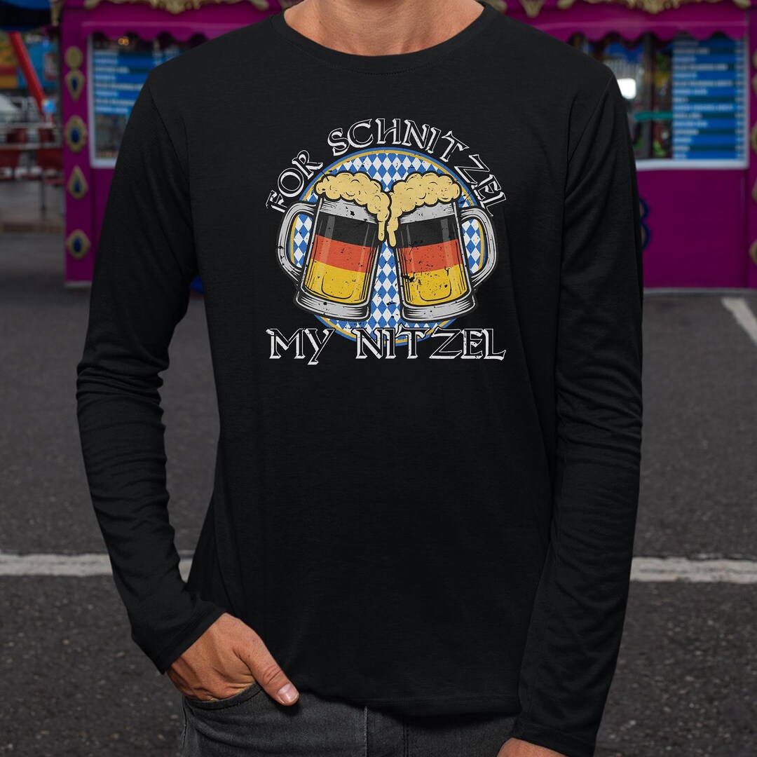 Schnitzel My Nitzel German Shirt, Oktoberfest Custom Gift Funny Joke ...