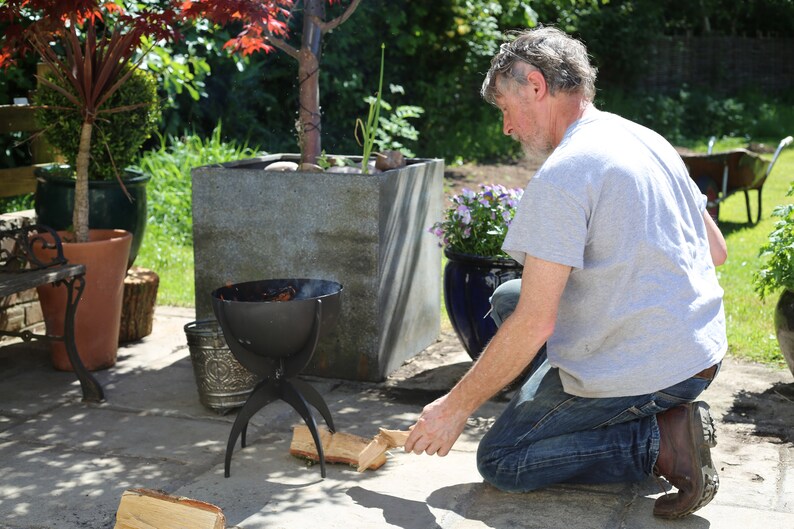 THE CRUCIBLE - Barbeque Inset Table, Coffee Table, Inset Fire Bowl ...